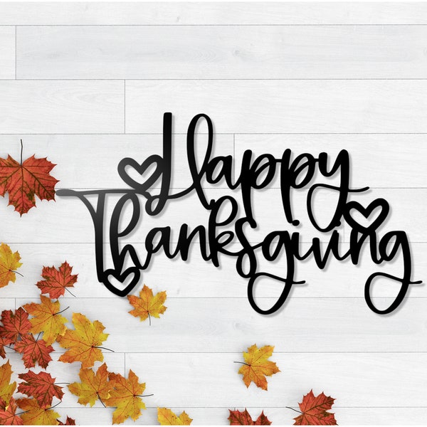 Thanksgiving Signs - Etsy