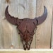Rustic Bull Skull Sign Rustic Décor Western Sign Cow - Etsy