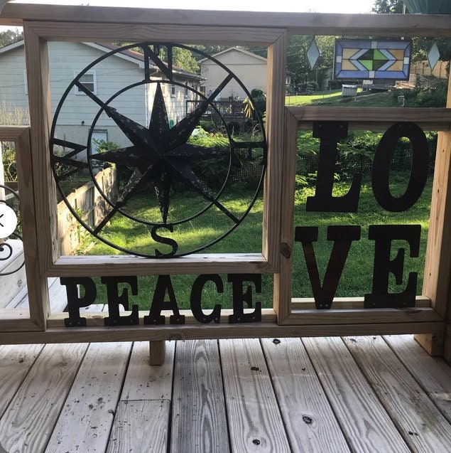 Large 36” Rustic Metal Letters and Numbers, Alphabet & Numbers | Thin ...
