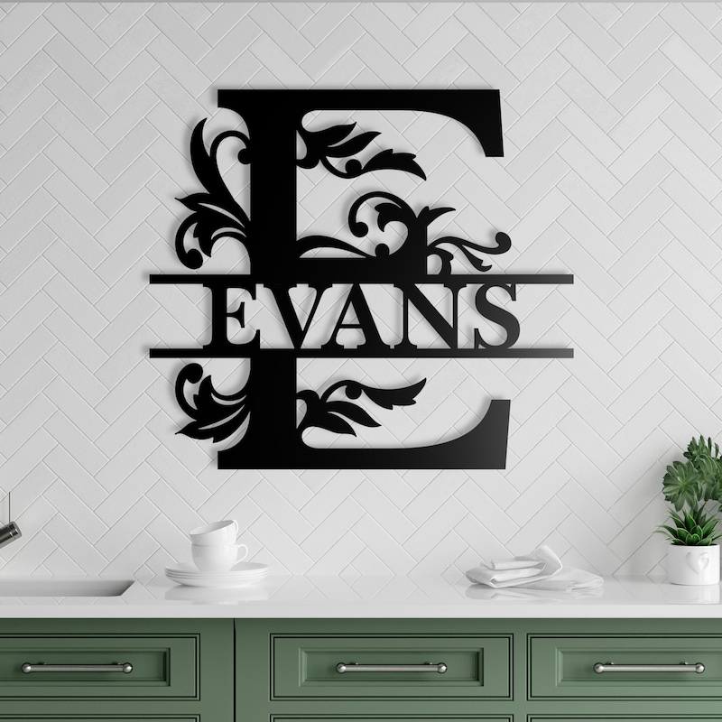 Metal Name Sign - Etsy