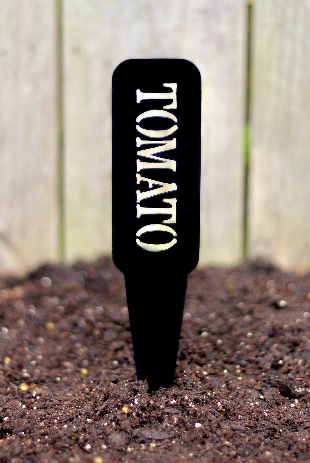 Metal Garden Stake for Vegetables, Vegetable Name Tags | Large Custom ...