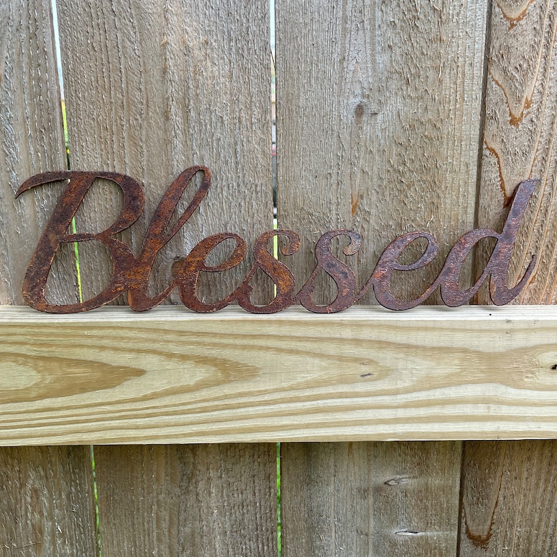Metal Word Art Faith - Etsy UK
