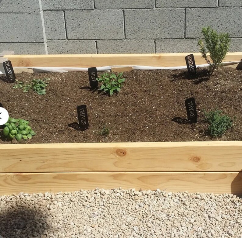 Metal Garden Stake for Vegetables, Vegetable Name Tags | Large Custom ...