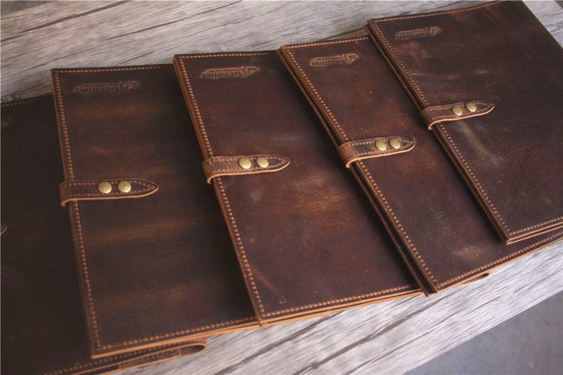 Personalized Leather Portfolio Organizer in Bulk Logo: Corporate Gift ...