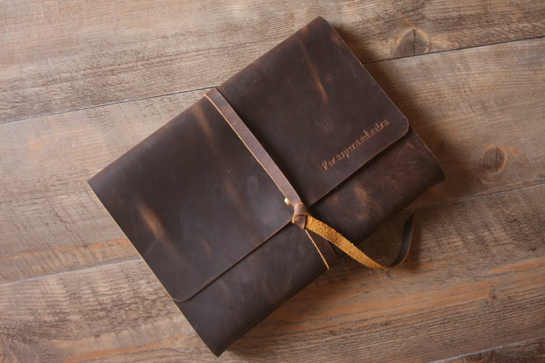 Rustic Custom Large Leather Journal A5 Bound Notebook Journal | Etsy