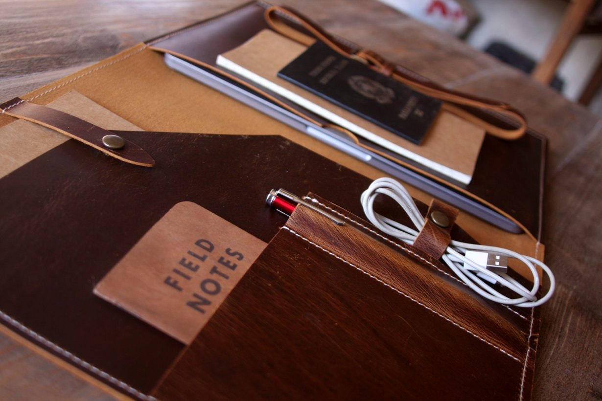 Personalized Leather Surface Laptop 5 Case Sleeve Pro 15 Inch - Etsy