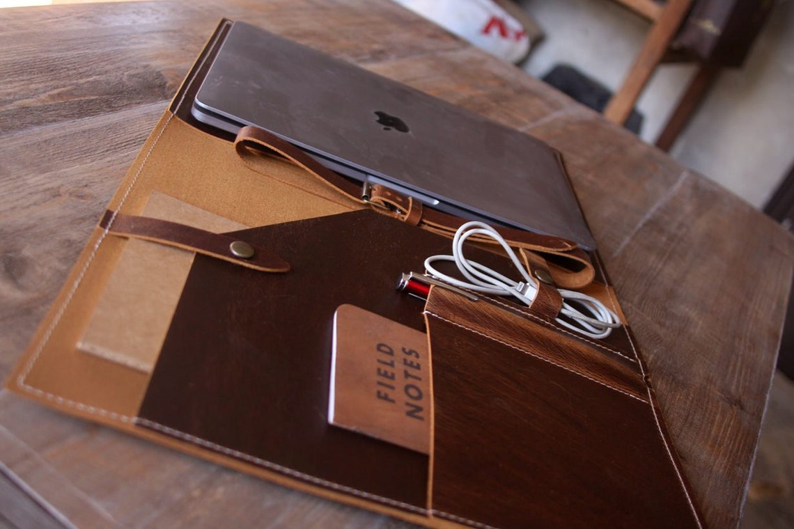 Personalized Leather Surface Laptop 5 Case Sleeve Pro 15 Inch - Etsy