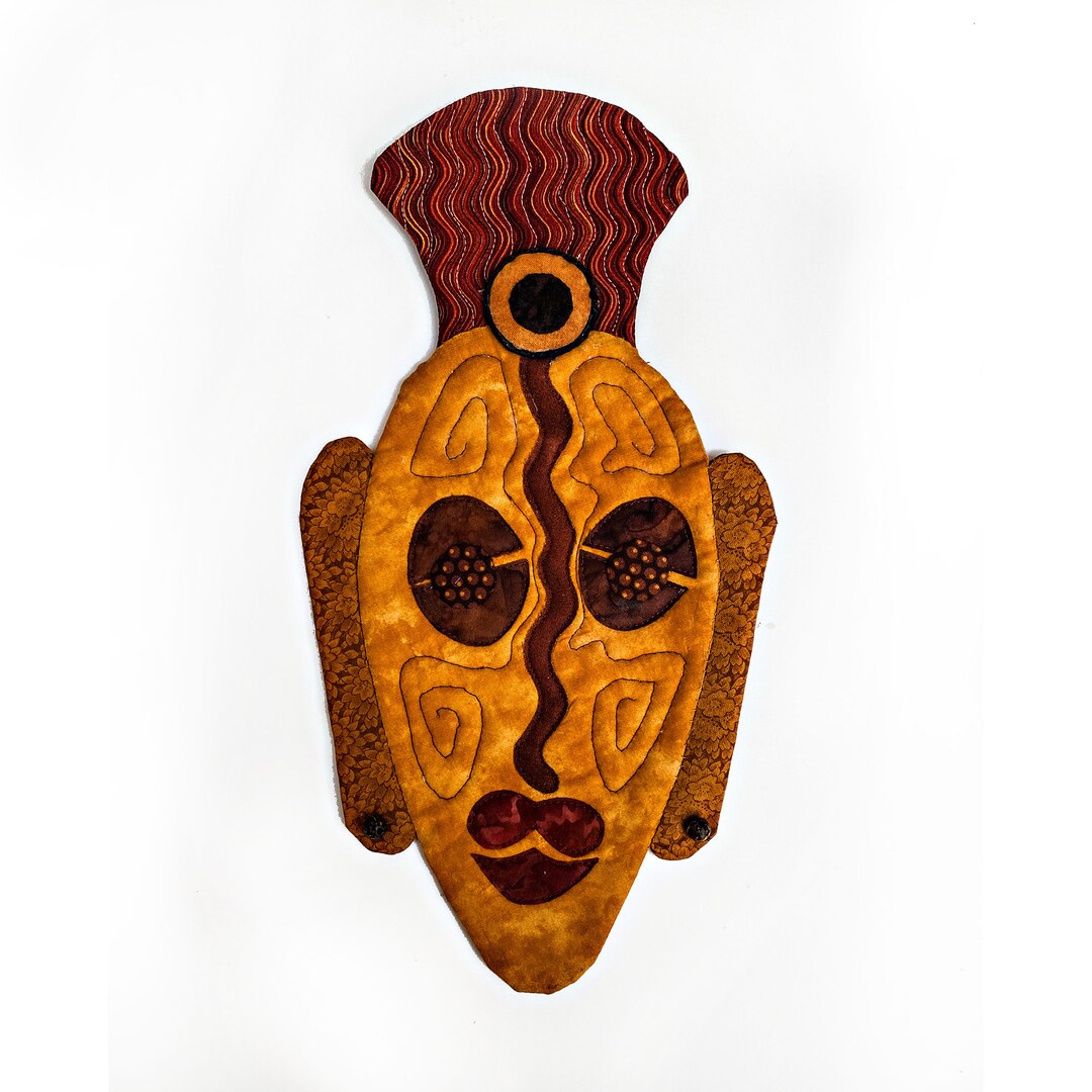 Wiggles-tribal Style Small Mask-12.5h X 6w - Etsy