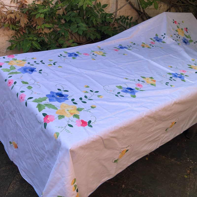 Applique Tablecloth - Etsy