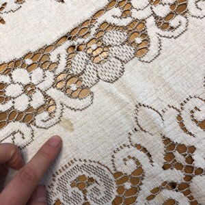 Vintage Lace Tablecloth Table Covering Tablecloth Tea Party Nottingham ...