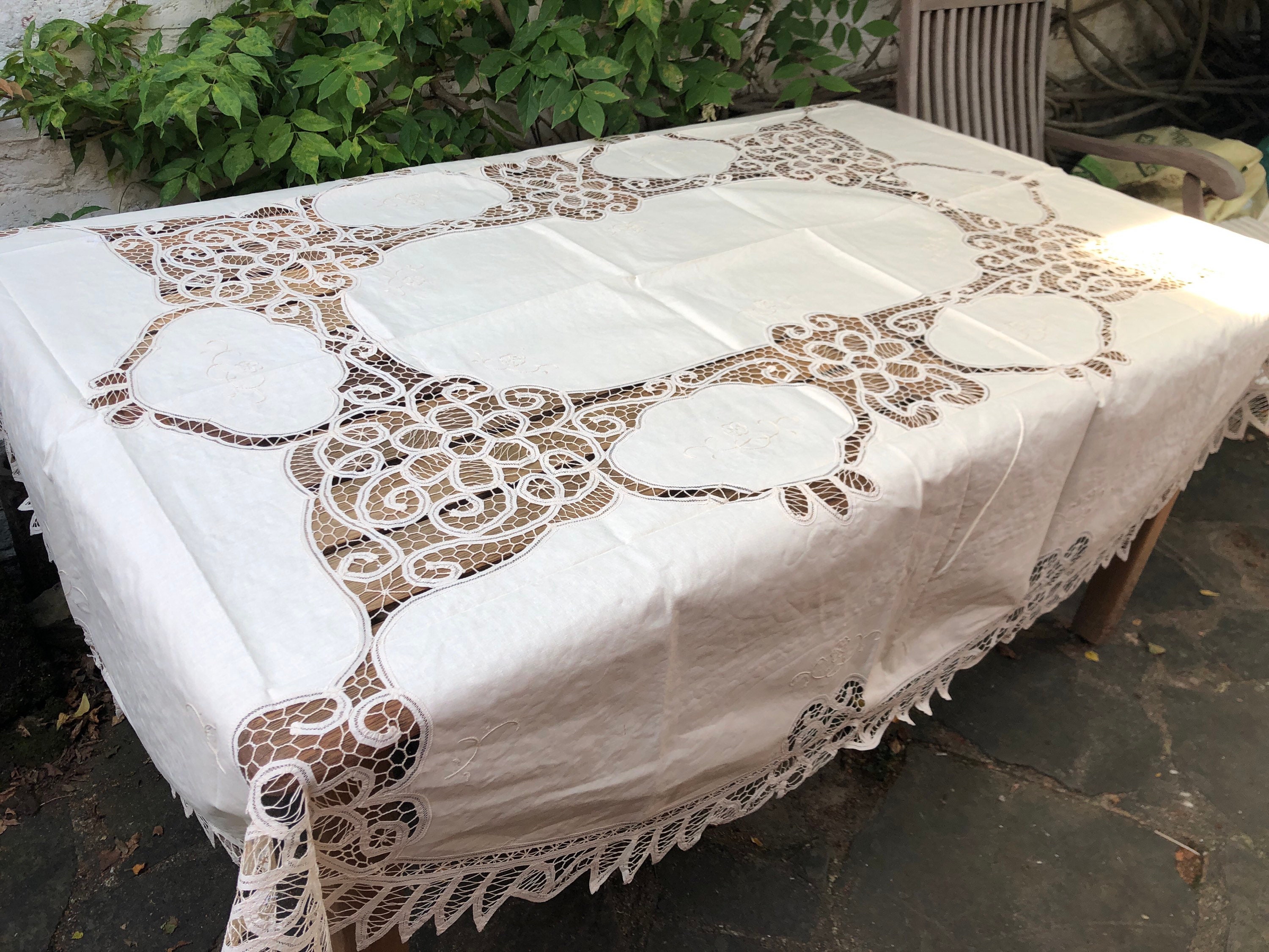 Battenburg Lace Tablecloth for sale| 73 ads for used Battenburg Lace ...