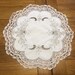 Vintage Hand-made Lace Crochet Embroidered Table Mat Dressing Table Mat ...