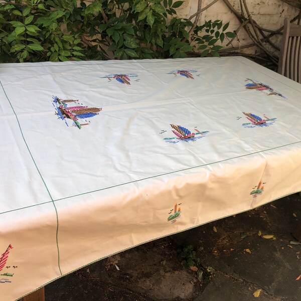 Lighthouse Tablecloth - Etsy