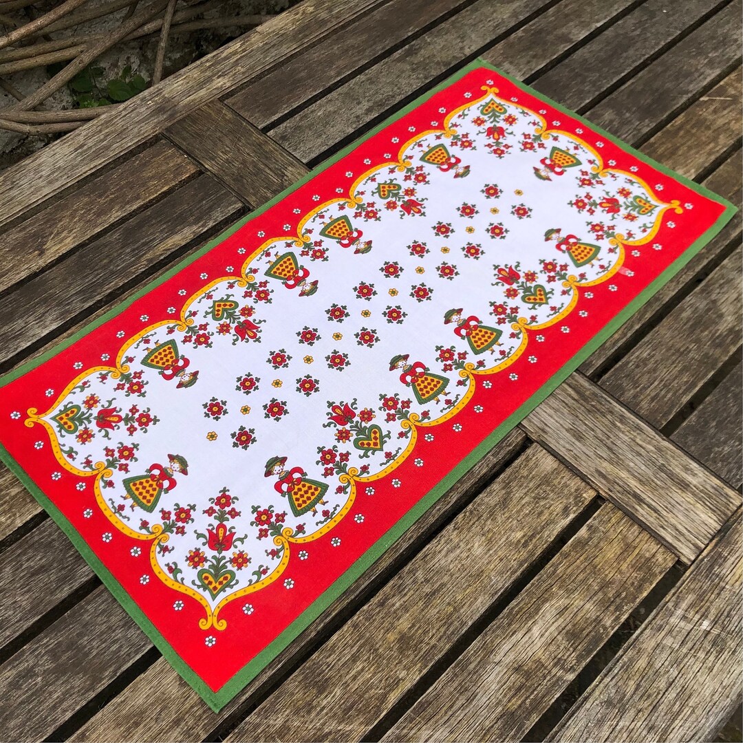 Vintage Scandi Styled Tablemat Tablecloth Table Runner - Etsy