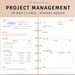 Project Management Template HP Mini Inserts Printable, Office Team ...