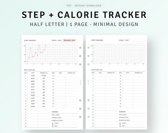 Step Tracker Chart - Etsy Singapore