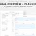 Goal Setting Planner Printable A4/letter Inserts, Fillable Life Goal ...