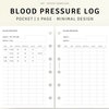 Pocket, Blood Sugar Tracker Printable Daily Weekly Blood Glucose Level ...