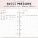 Blood Pressure Tracker Pocket Plus Inserts Printable, BP Tracking ...