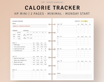 Printable Daily Food Diary A4 A5 Printable Daily Food - Etsy