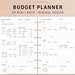 Printable Budget Planner HP Mini Inserts Finance Template, Income ...