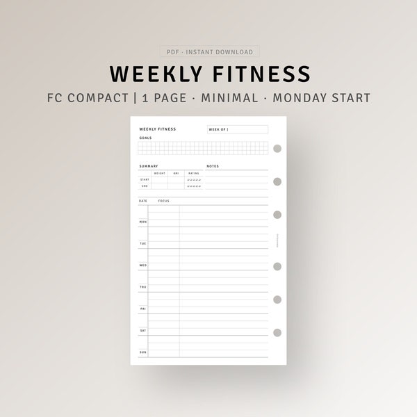 Health Planner - Etsy