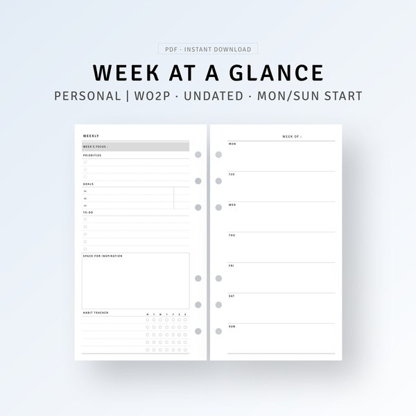 Personal Planner - Etsy
