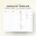 Task List Template Printable Pocket Planner Inserts, to Do List, Travel ...