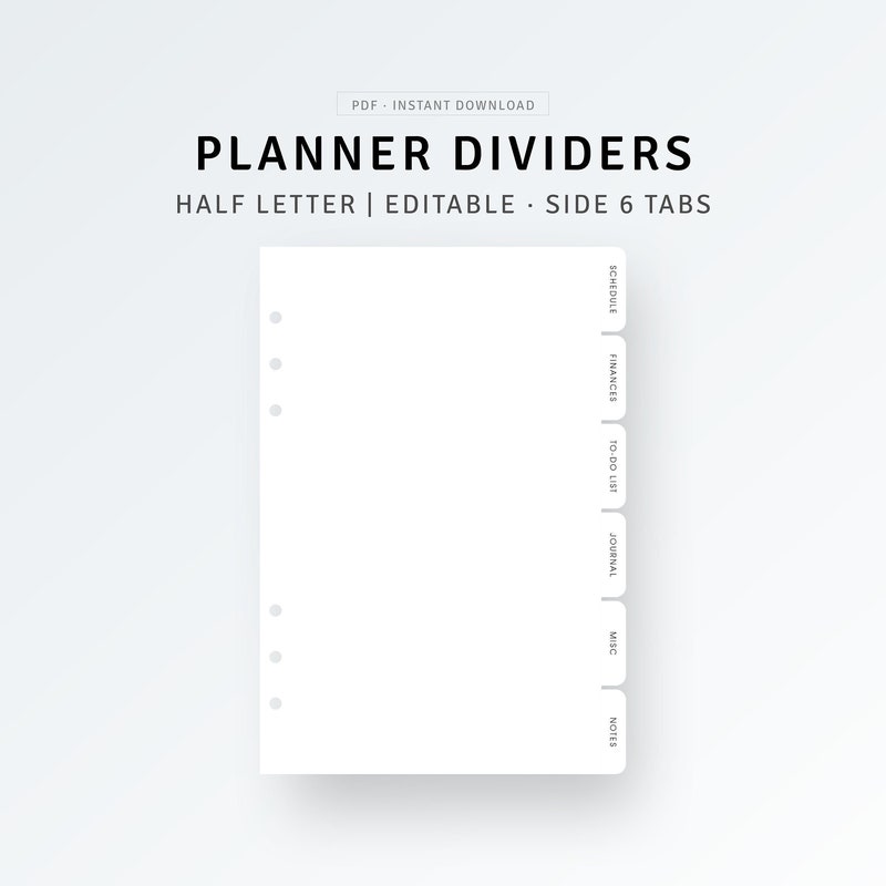 3 Ring Calendar Pages - Etsy