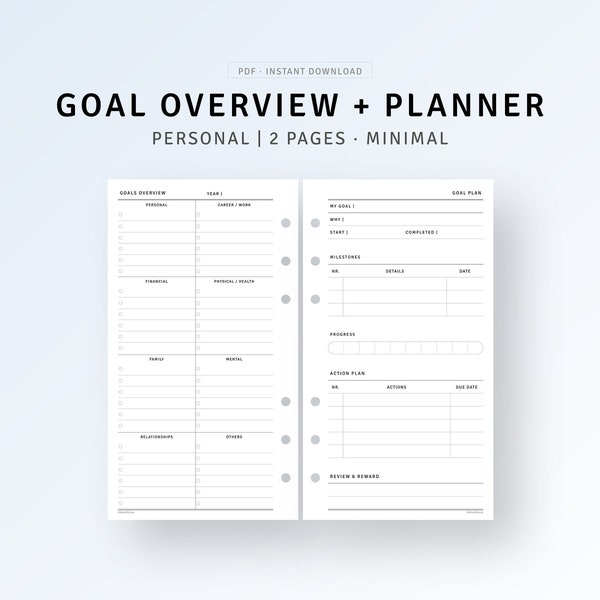 Goal Journal - Etsy