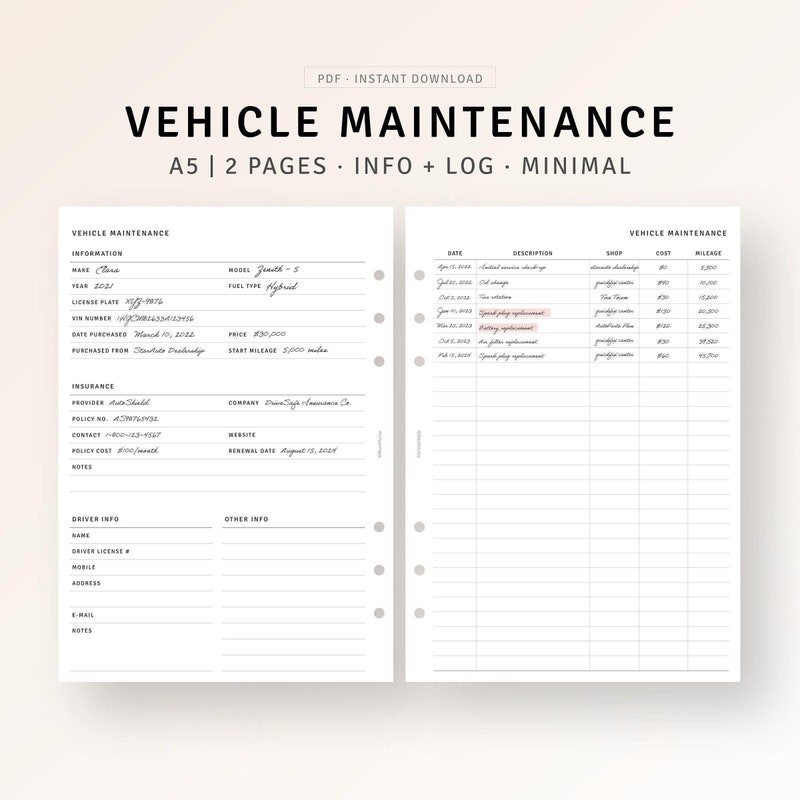 Auto Binder - Etsy