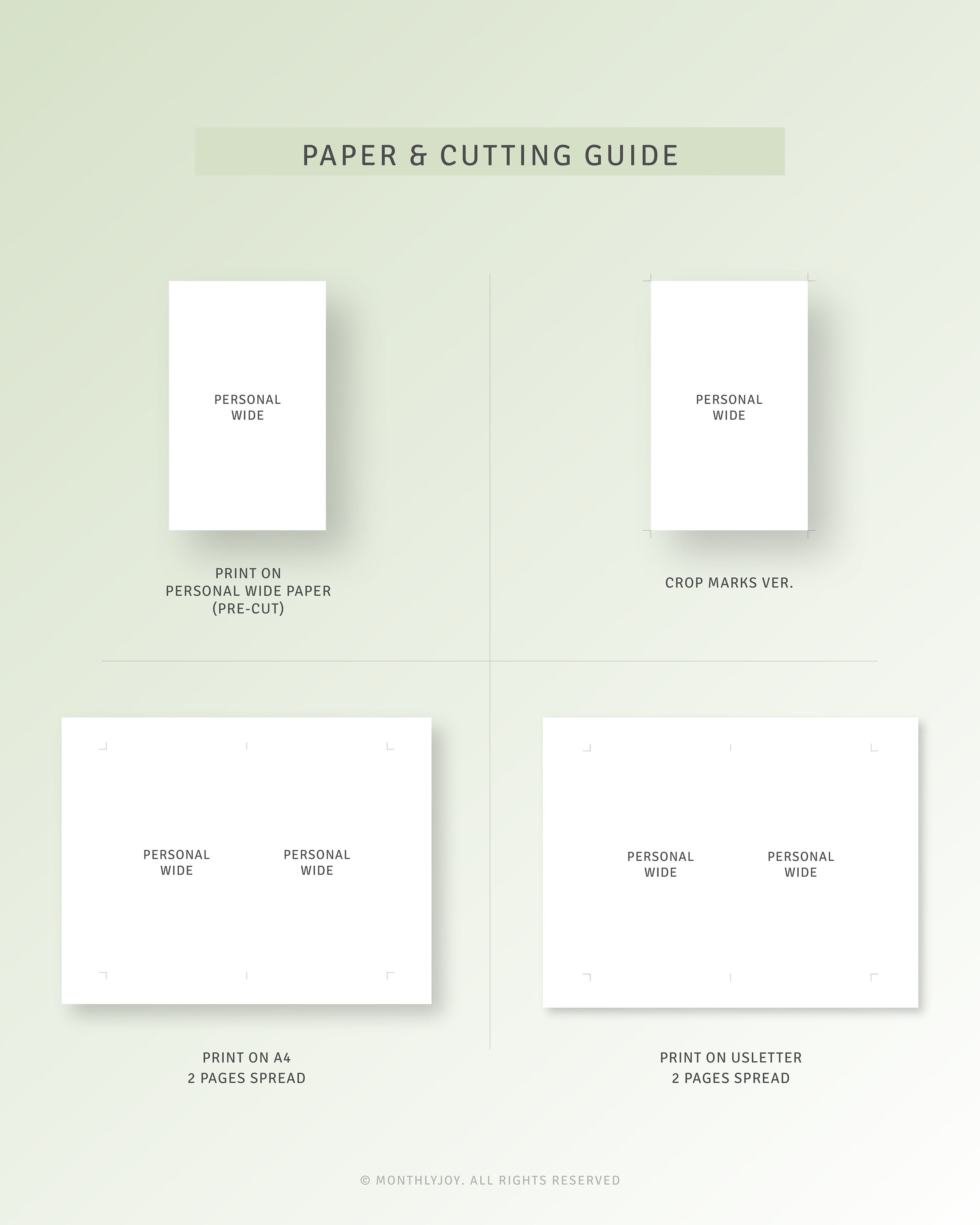 Lesson Planner Printable Personal Wide Inserts, Weekly Student Subject ...