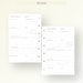 Weekly Review Pocket Planner Inserts Printable Week Reflection Journal ...