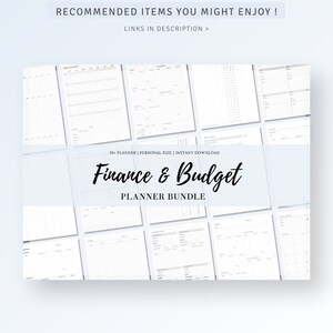 Personal Ring, Subscription Tracker Printable Inserts, Membership Template, Bill Organizer ...