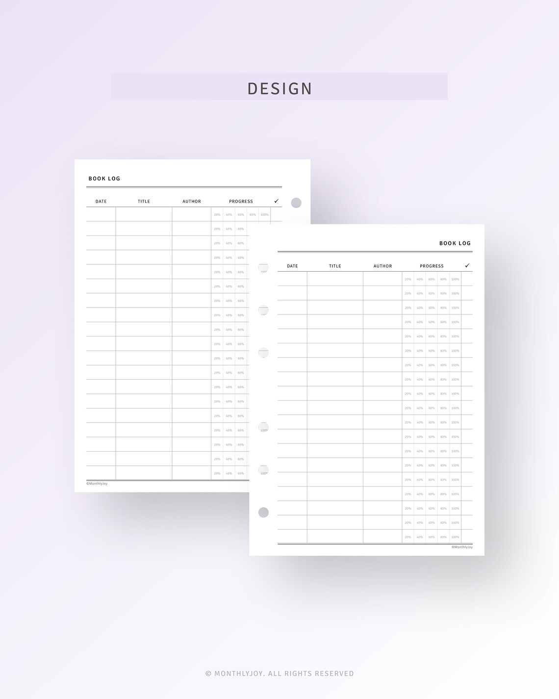 Reading Journal Printable A6 Inserts Book Reading Log Book - Etsy