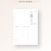 Recipe Planner A5 Size Printable, Kitchen Recipe Template, Simple ...