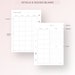 Weekly Lesson Planner Pocket Plus Inserts Printable, Subject Calendar ...