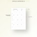 Birthday Tracker Reminder Template Printable Pocket Planner - Etsy
