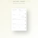 Weekly Review Pocket Planner Inserts Printable Week Reflection Journal ...