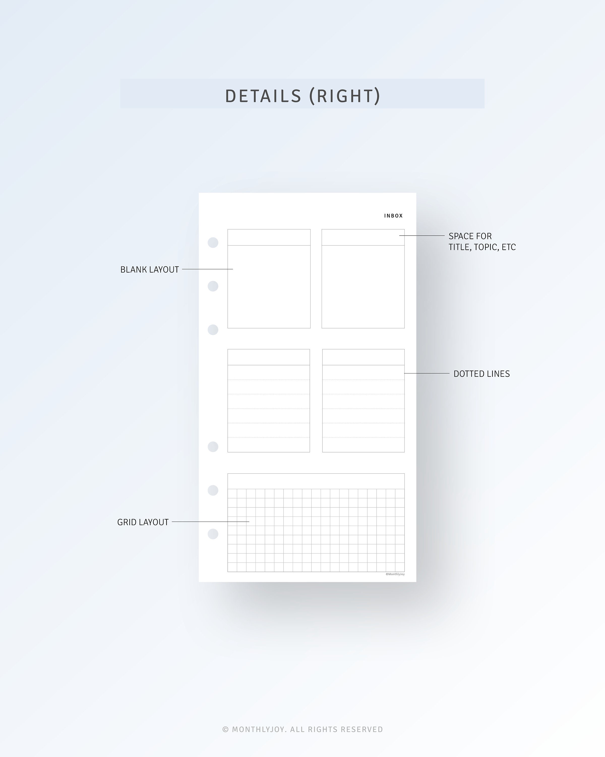Personal Inbox Tracker Planner Printable to Do List Get It - Etsy