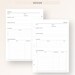 A5 Inserts, Project Planner Tracker Printable Project Management Sheet ...