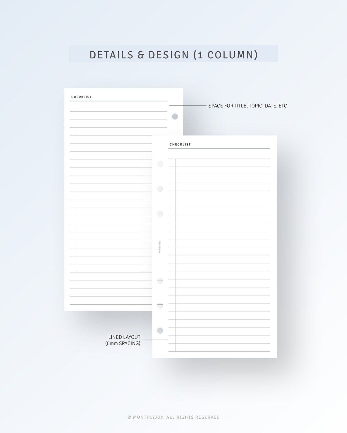 Personal Task List Inserts Printable Template to Do List - Etsy