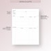 Meeting Notes Printable HP Classic Inserts, Meeting Minutes Template ...