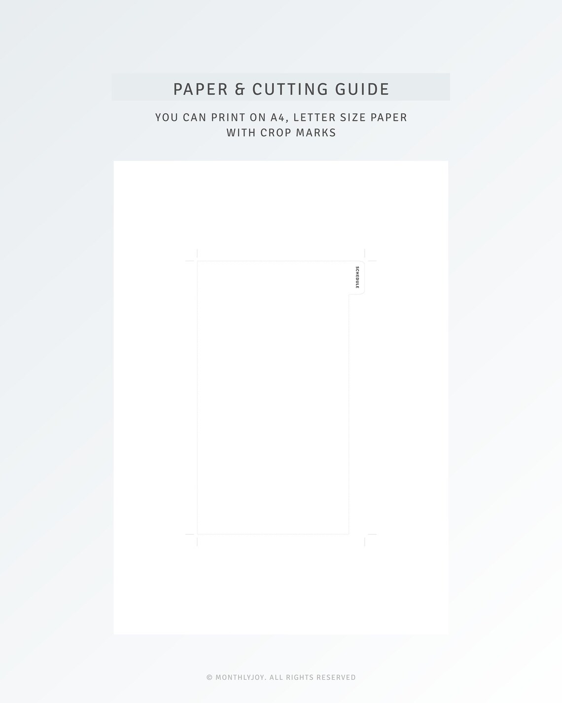 Personal Planner Dividers Printable Template PDF PNG - Etsy