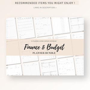 A5 Size, Checkbook Register Printable Template, Finance Planner ...