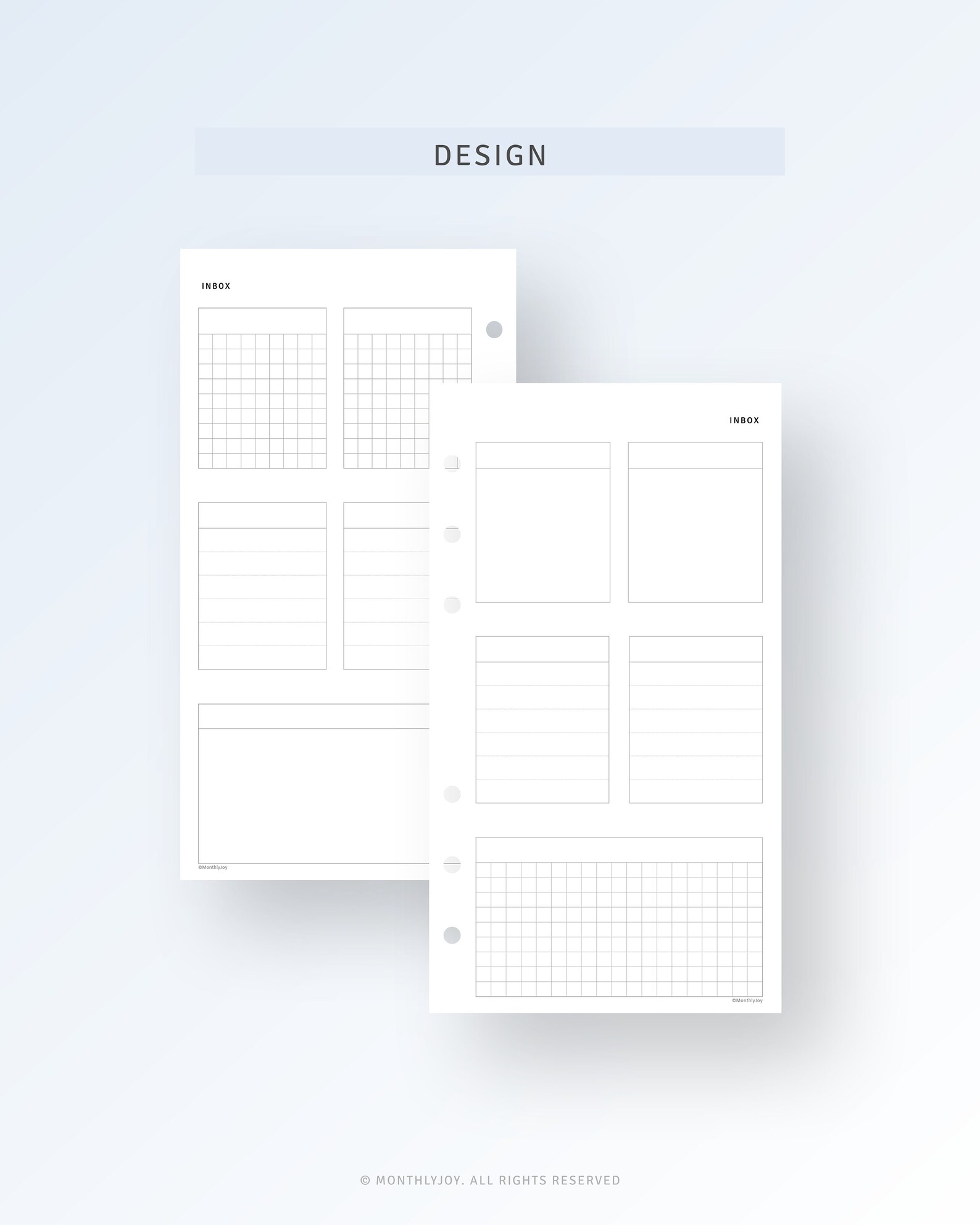 Personal Inbox Tracker Planner Printable to Do List Get It | Etsy