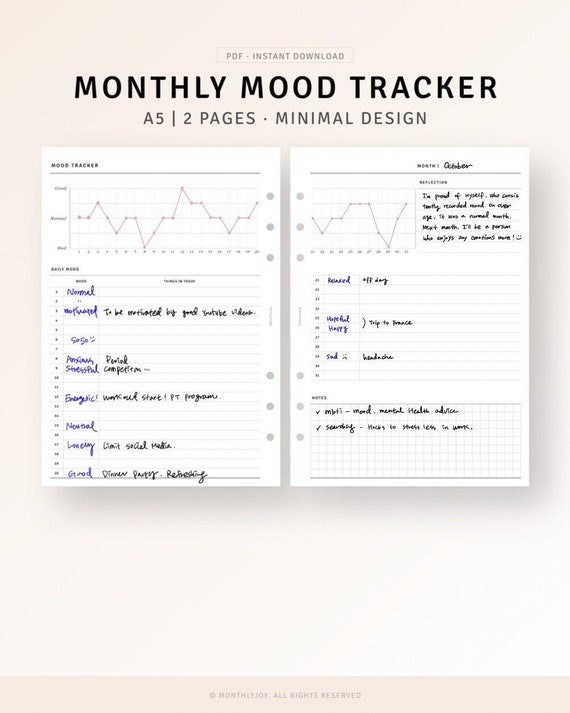 Mood Chart Template
