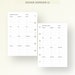 Birthday Tracker Reminder Template Printable Pocket Planner - Etsy