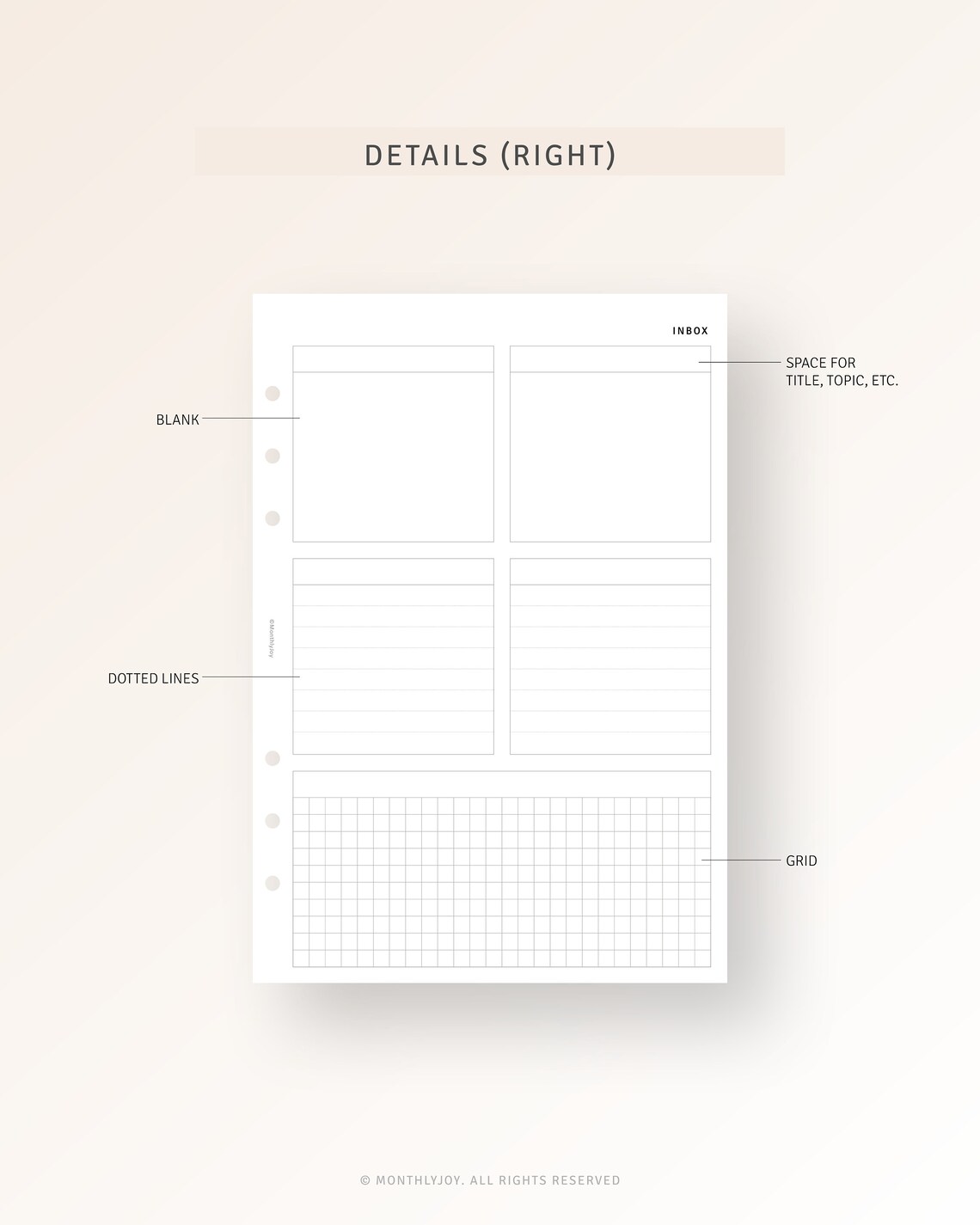 Printable Inbox Tracker A5 Planner Inserts Inbox Check List - Etsy