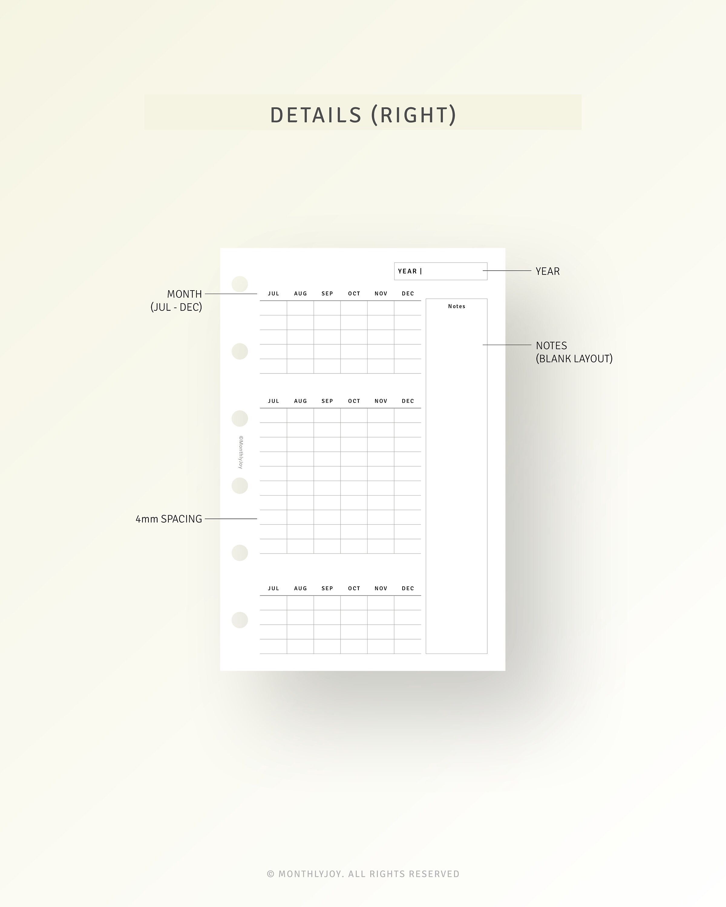 Yearly Budget Planner Pocket Printable Inserts, Income Expenses ...